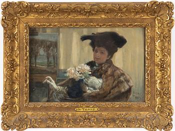 Henry Charles Tenré, I ateljén. - Bukowskis