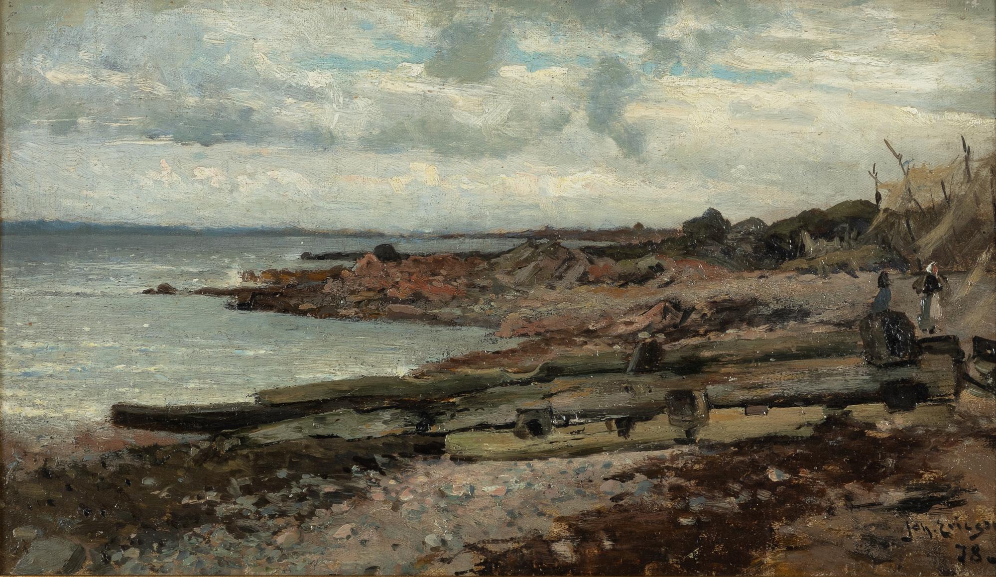 Johan Ericson, Franskt kustlandskap. - Bukowskis