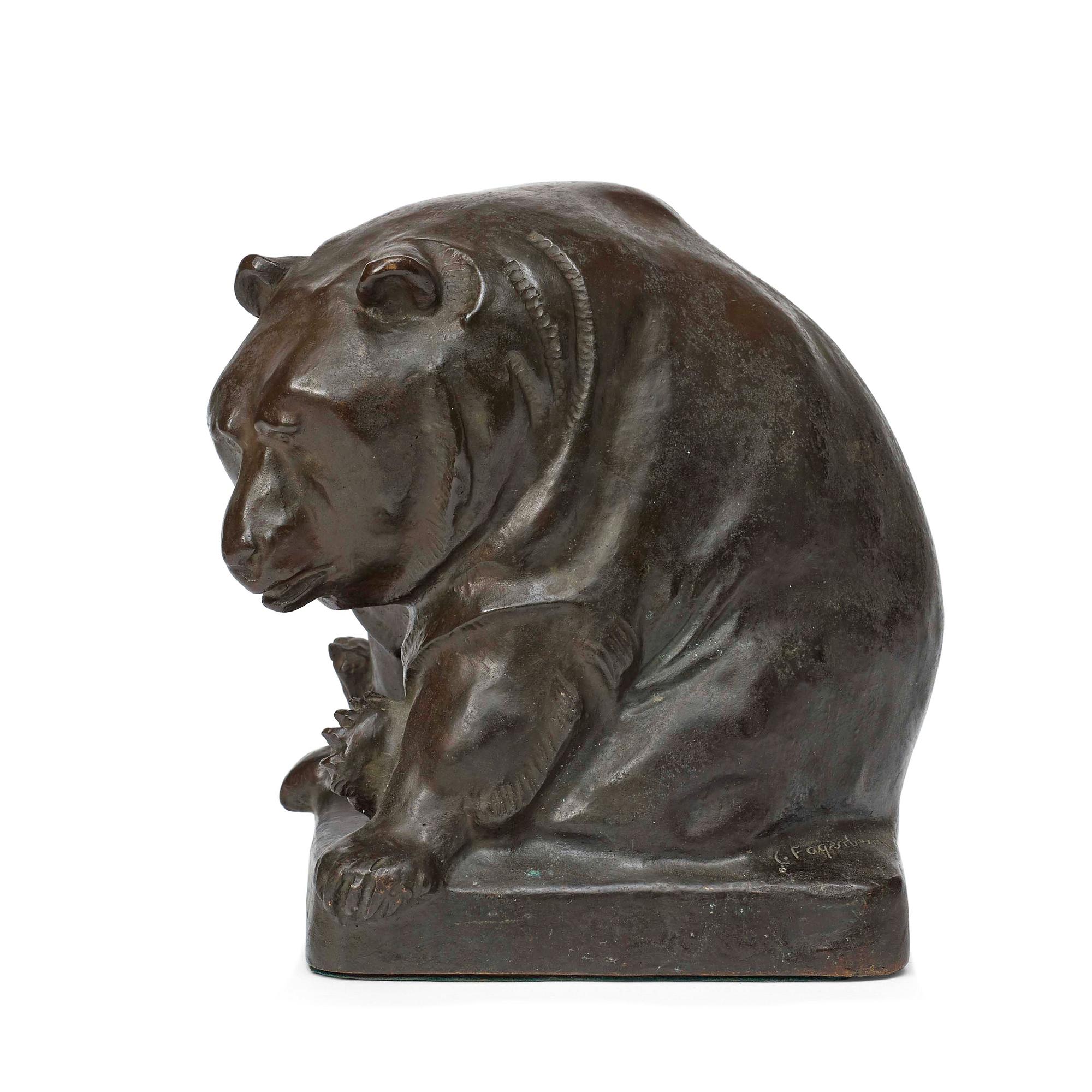 Carl Fagerberg, Sittande björn. - Bukowskis