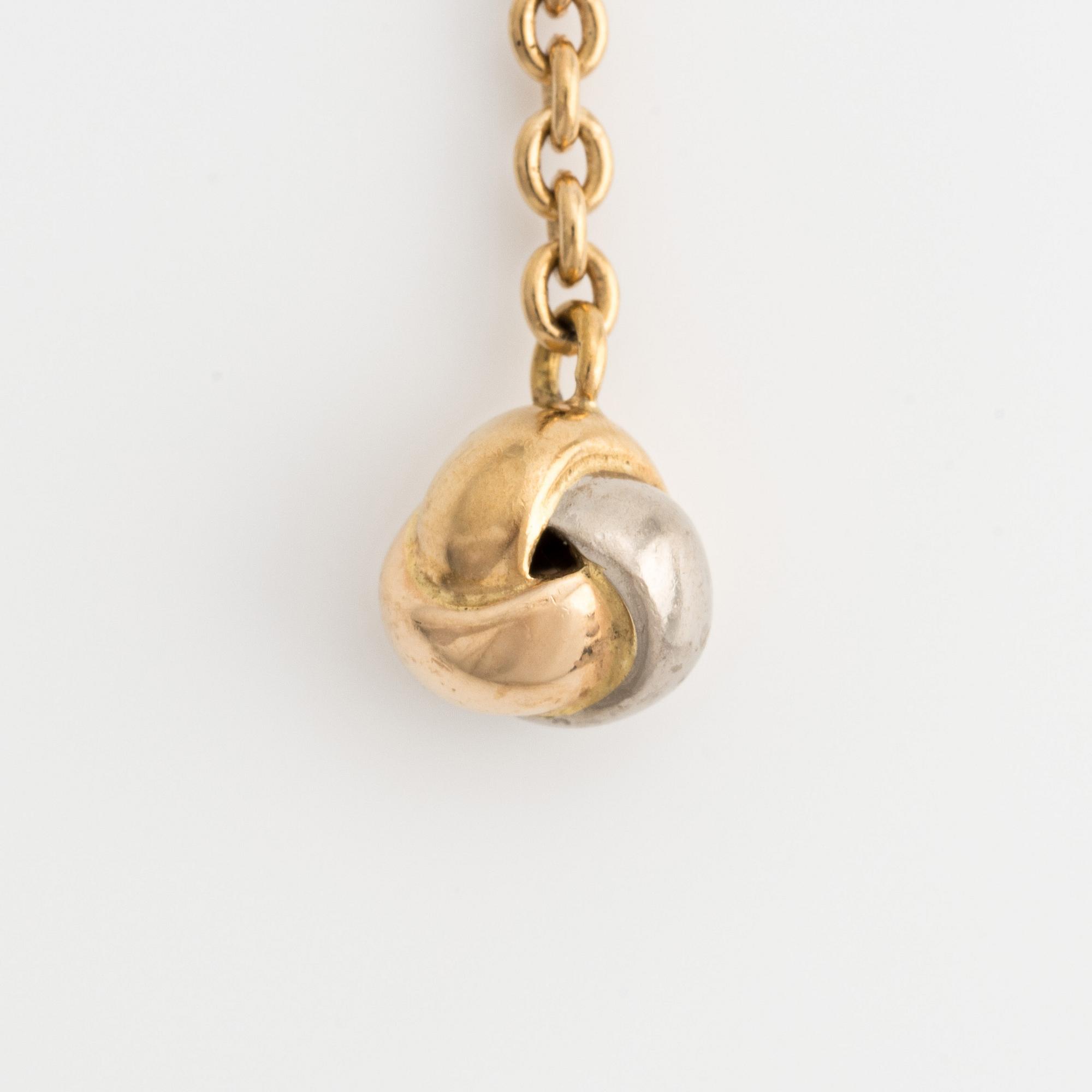 Cartier, collier, "Trinity", 18K guld flerfärgat guld. - Bukowskis