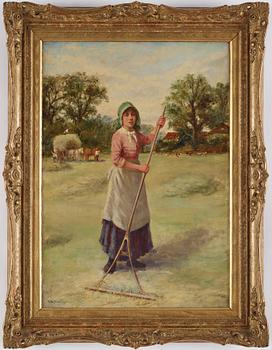 David W Haddon, olja på duk, signerad. - Bukowskis