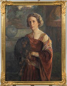 ELSA SCHULTZ-MOBERGER, oil on canvas, signed and dated 1931. - Bukowskis