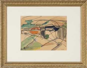Eugène de Kermadec, watercolour on paper, signed. - Bukowskis