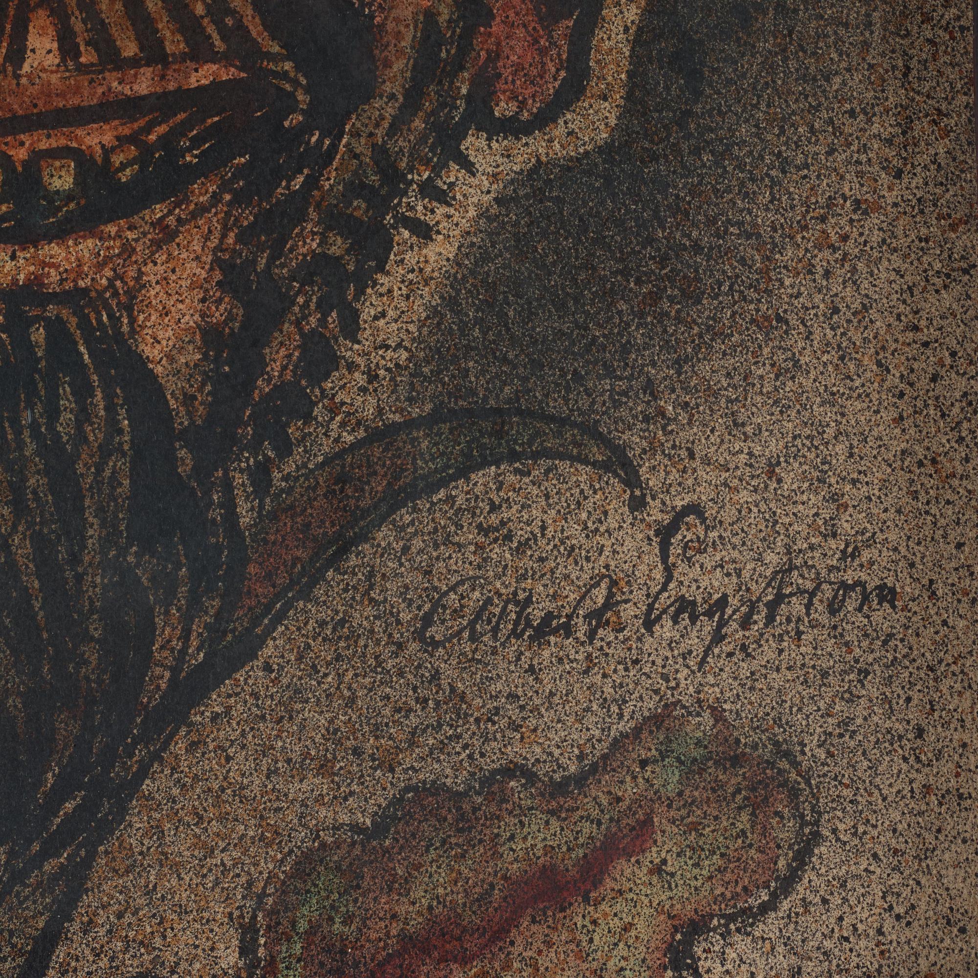 Albert Engström, Self portrait. - Bukowskis