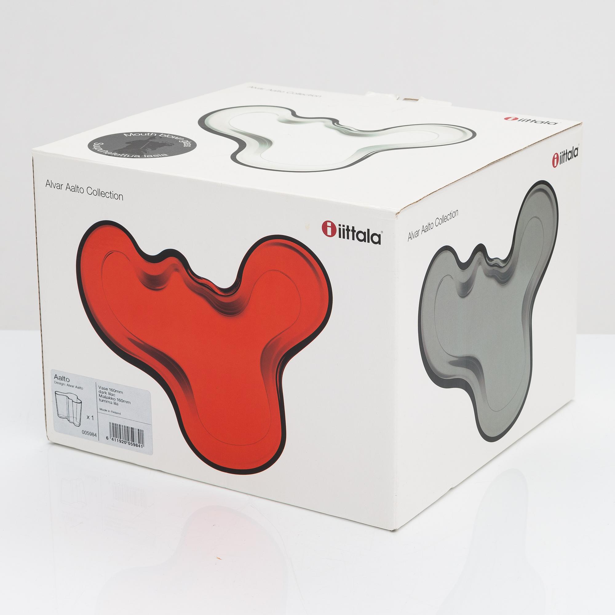 Alvar Aalto, A '3030' vase signed Alvar Aalto. Iittala. - Bukowskis