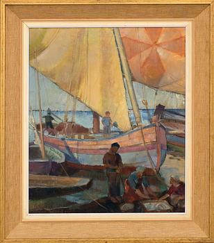 AXEL WALLERT, oil on canvas, signed 1925. - Bukowskis