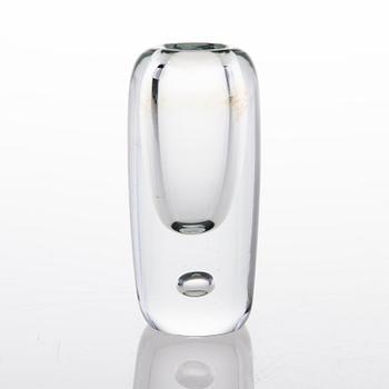 A clear glass vase, 'Bubble', signerad S. Hopea, Nuutajärvi Notsjö -57 ...