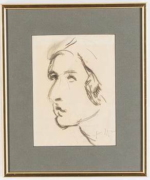 JEAN EGGER, teckning på papper, signerad. - Bukowskis