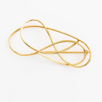 Brooch 18K gold. - Bukowskis