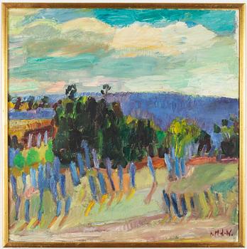 Astrid Munthe-de Wolfe, oil on canvas. - Bukowskis