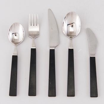 BERTEL GARDBERG, 38-piece set of 'Triennale' cutlery by Fiskars, Finland, second half of 20th ...