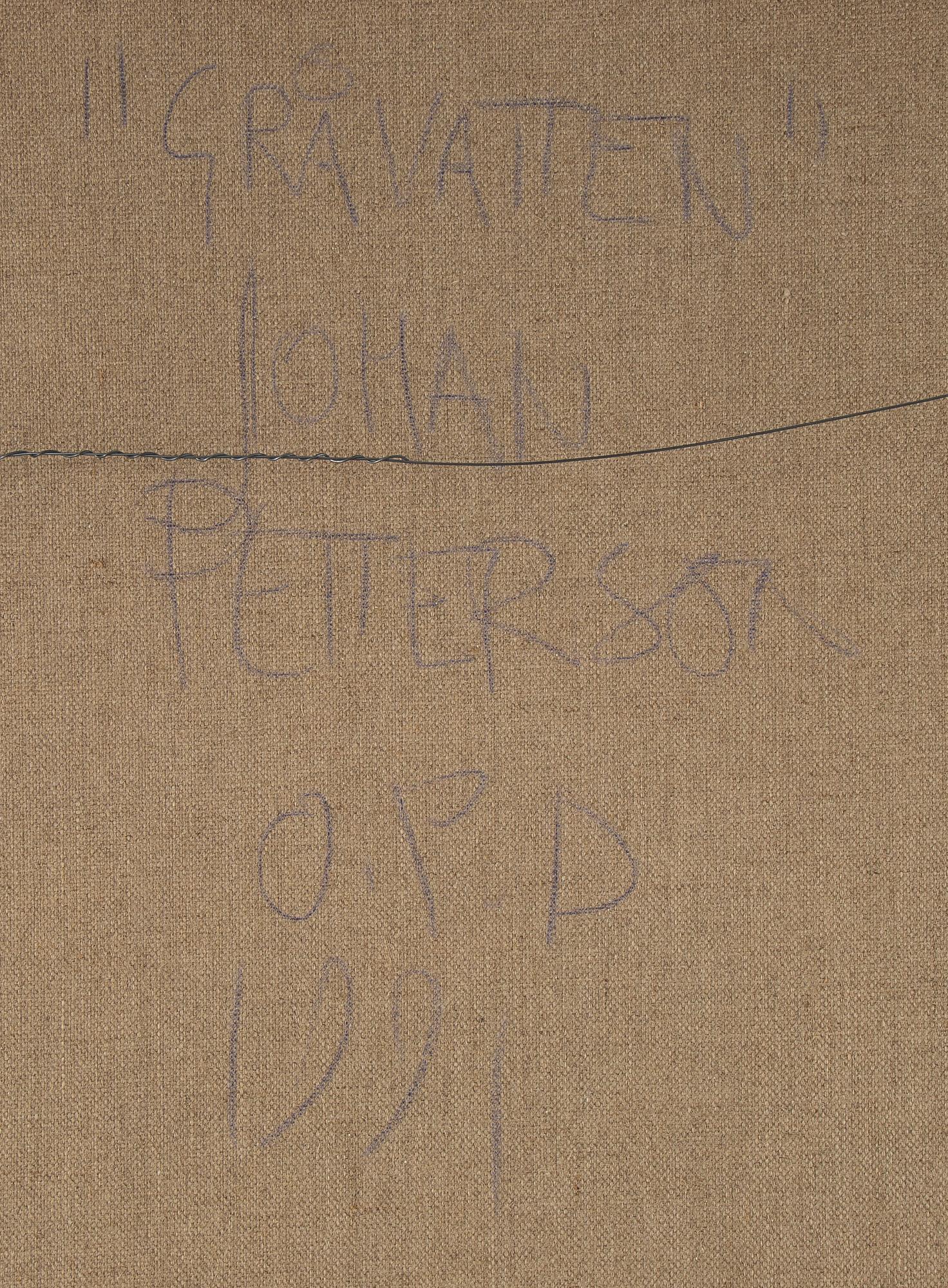 Johan Petterson, oil on canvas, signed and dated 1991 verso. - Bukowskis