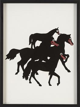 Makode Linde, lithograph, signed 155/165. - Bukowskis