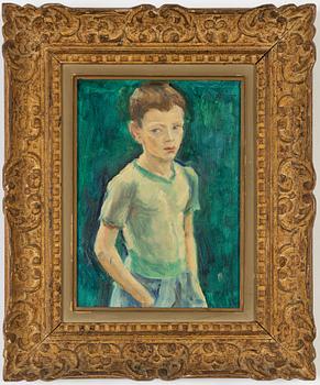 Lucien Philippe Moretti, oil on canvas, signed and dated -55. - Bukowskis