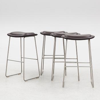 Jasper Morrison, four 'Hi Pad' bar stools, Cappellini, Italy. - Bukowskis