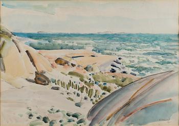 VERNER THOMÉ, akvarell, signerad och daterad 1947. - Bukowskis