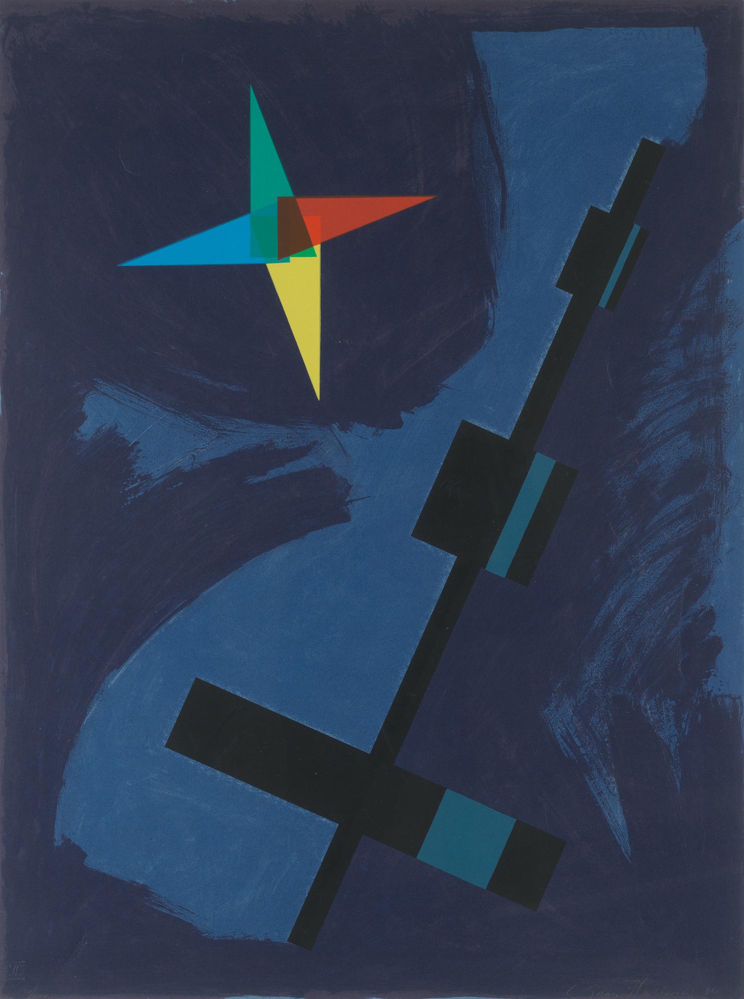 C Göran Karlsson, serigrafi, signerad och daterad 84, numrerad 130/200 ...