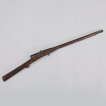 An indian matchlock-rifle 19th century. - Bukowskis