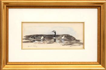 Harald Wiberg, mixed media signed. - Bukowskis