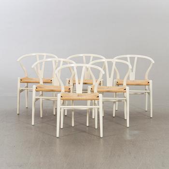HANS J WEGNER, stolar, 6 st, Y-stolen för Carl Hansen & son, 2007, Danmark. - Bukowskis