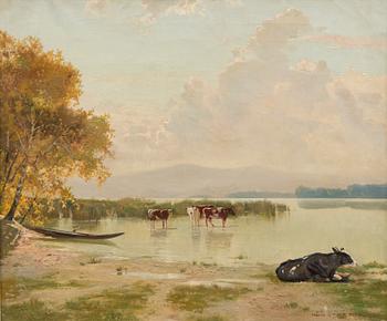 TONY HALLER, olja på duk, signerad och daterad J. Sterbik 1941. - Bukowskis