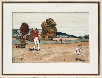 HARRY ELIOTT, coloured print. - Bukowskis