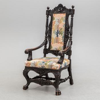 KARMSTOL, barockstil, 1900-talets början. - Bukowskis