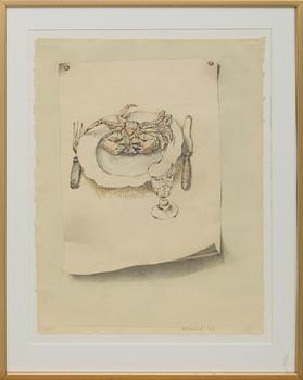 DIETHER KRESSEL tekning/blandteknik signerad och daterad 74. - Bukowskis