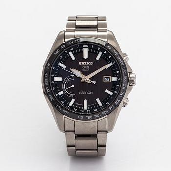 Seiko, Astron, GPS, Solar, armbandsur, 45 mm. - Bukowskis