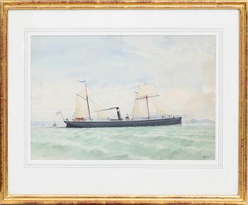 William Key boat portrait. - Bukowskis