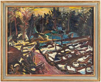 ERIC HALLSTRÖM, olja på duk, signerad, utförd 1935. - Bukowskis