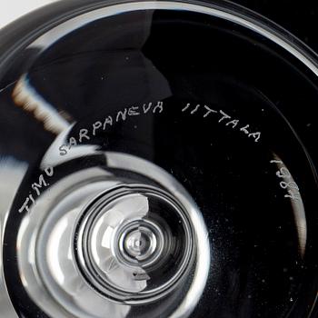 Timo Sarpaneva, an art glass signed Timo Sarpaneva Iittala 1984 ...