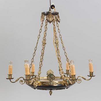 A Empire style ceiling light, first half of the 20th century. Height ca ...