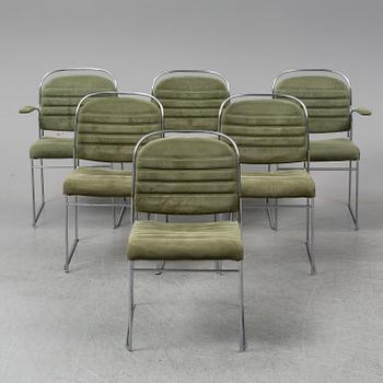 KENNETH BERGENBLAD, stolar, sex stycken. Dux, 1900-talets andra hälft ...