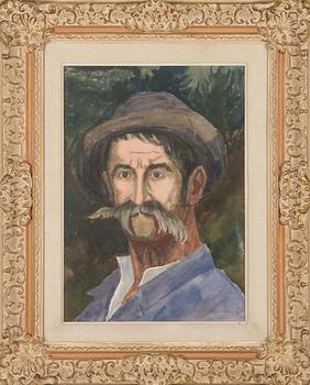 Juho Rissanen, watercolor, signed and dated 1923. - Bukowskis