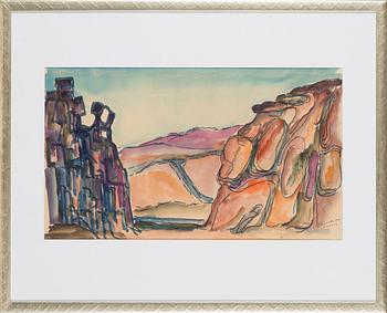 Erik Enroth, watercolour, signed and dated-59. - Bukowskis