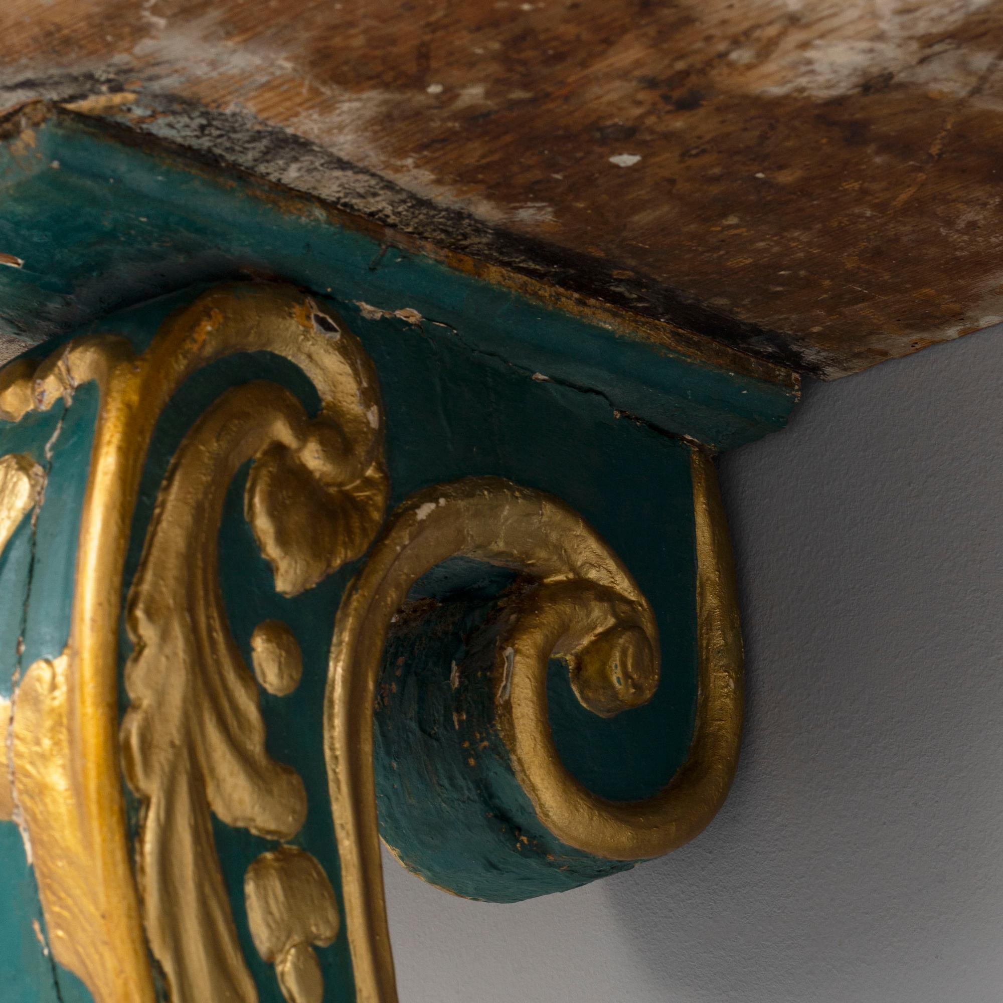 CONSOLE TABLE, second half of the 18th century. - Bukowskis