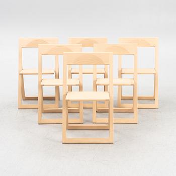 Marc Berthier, six chairs, "Aviva Folding Chair", Magis, Italy. - Bukowskis
