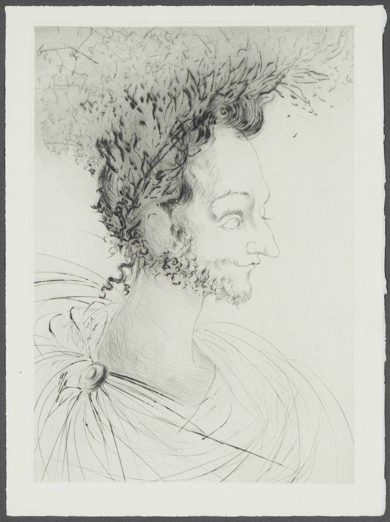 Salvador Dalí, torrnål, 1968. - Bukowskis