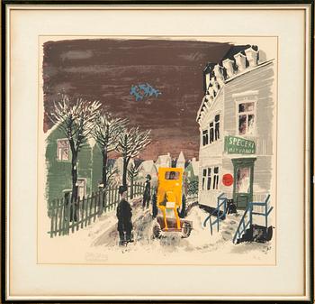 Olle Olsson-Hagalund, "The Snow Plough". - Bukowskis