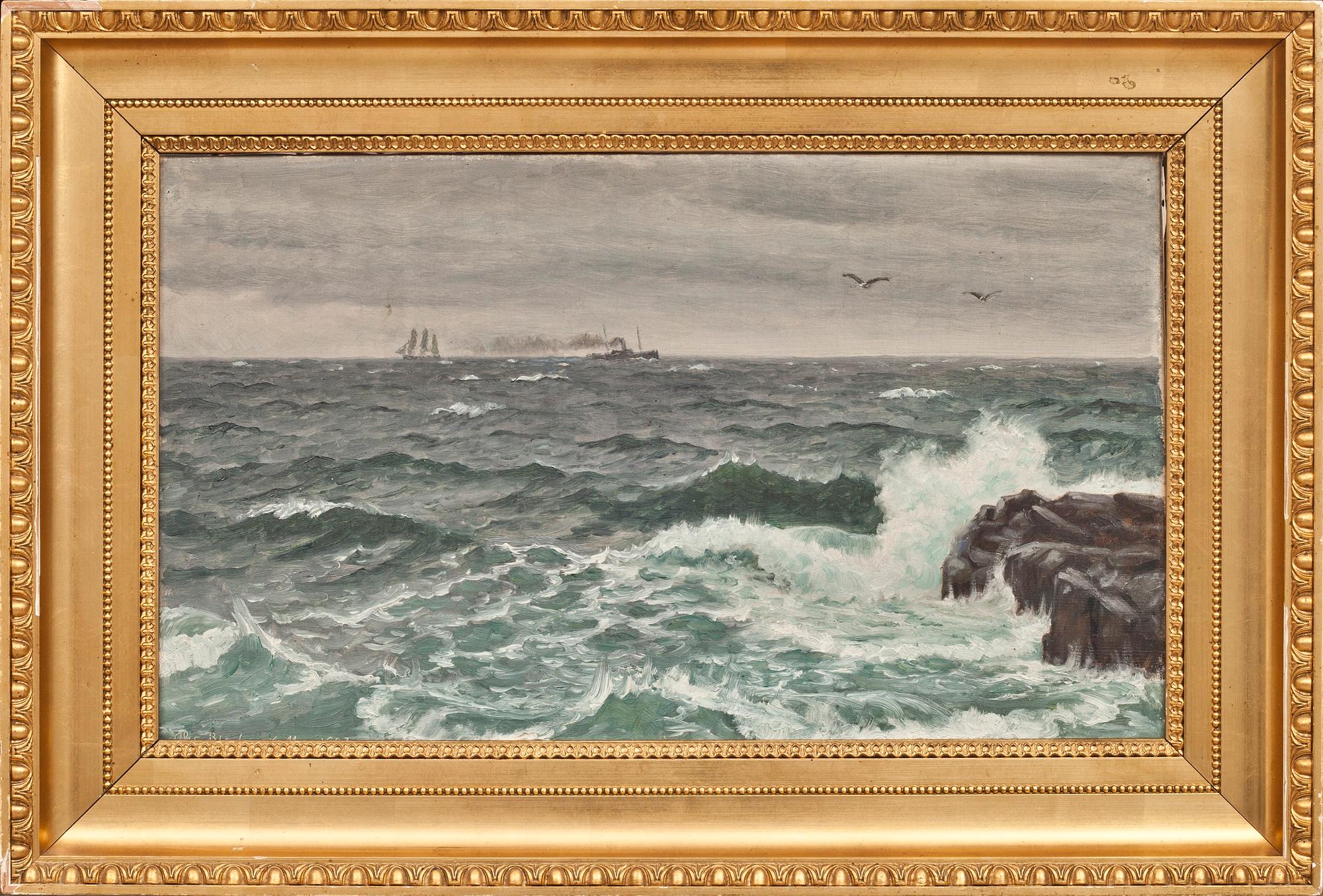 CHRISTIAN BLACHE, olja på duk. Signerad o daterad 1907. - Bukowskis