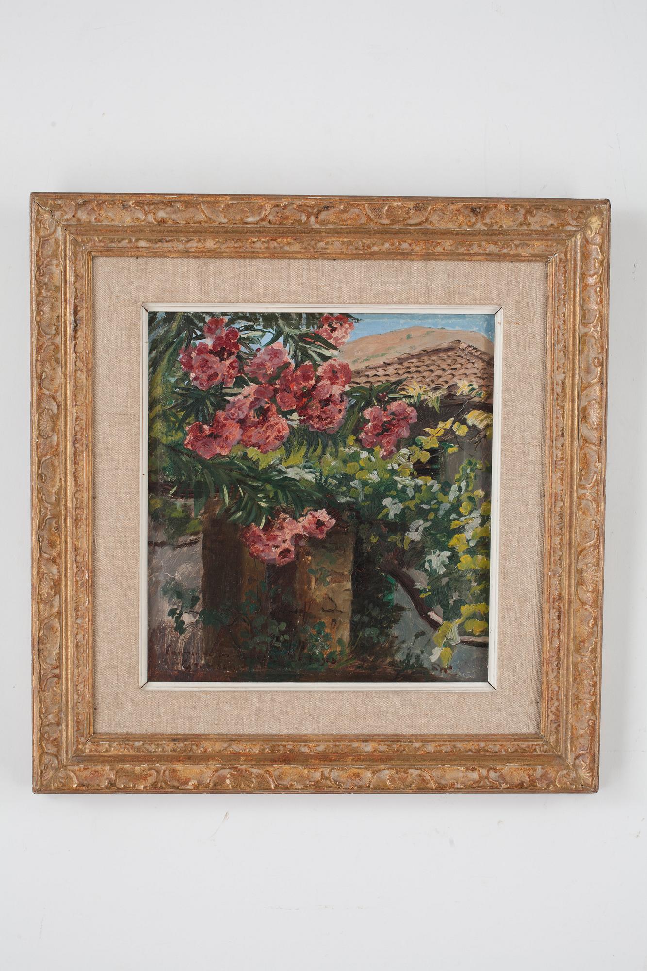 Peder Severin Kröyer, Spanish garden, scene from Granada. - Bukowskis