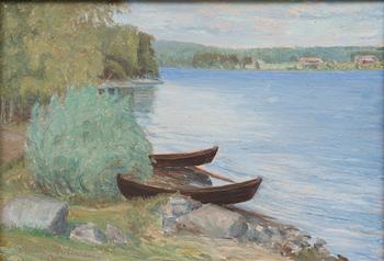 ANTTI HALONEN, olja på kartong, signerad och daterad 1940. - Bukowskis