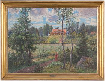 ANTON GENBERG, oil on canvas, signed and dated 1911. - Bukowskis