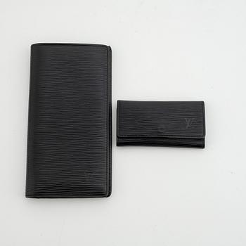 Louis Vuitton, plånbok samt nyckelhållare. - Bukowskis