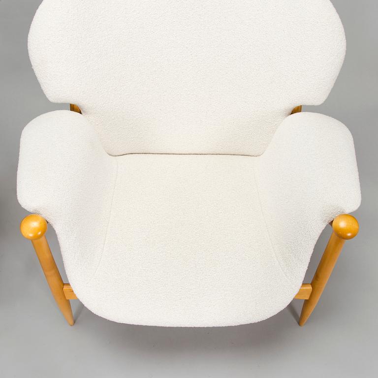 Carin Bryggman, nojatuolipari, "SAB", Puu-Kovera Oy, 1950-luku. - Bukowskis