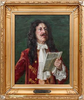 Nils Forsberg, Man in Allonge Wig. - Bukowskis