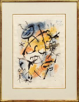 AUGUST PUIG, watercolour, signed and dated 1948. - Bukowskis