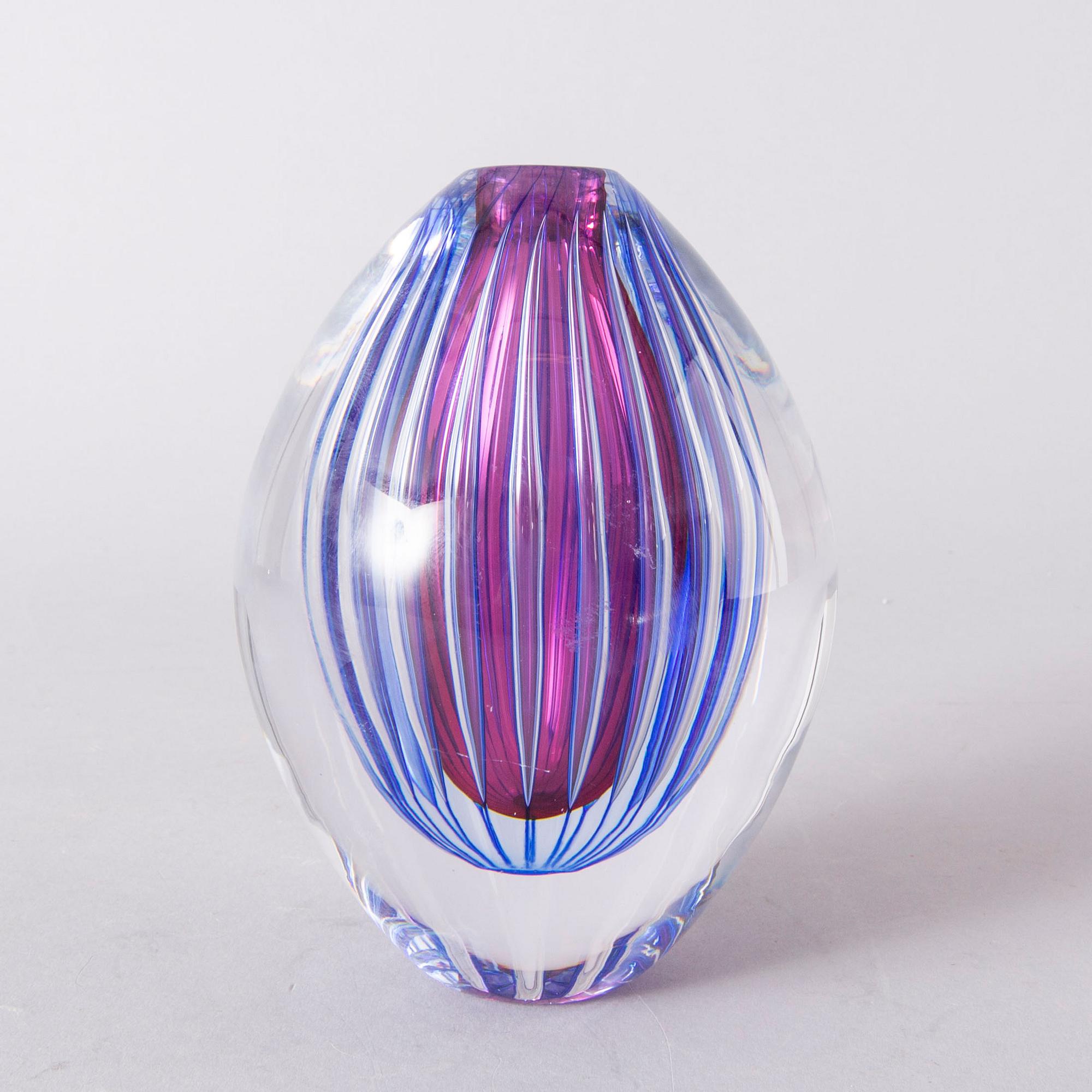 Jan-Erik Ritzman, a 'Turbin' glass vase, Transjö, Sweden. - Bukowskis