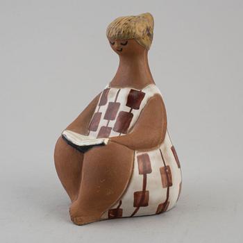 LISA LARSON, figurin, stengods, "Charlotta", Gustavsberg, ur serien "ABC-flickor", formgiven ...